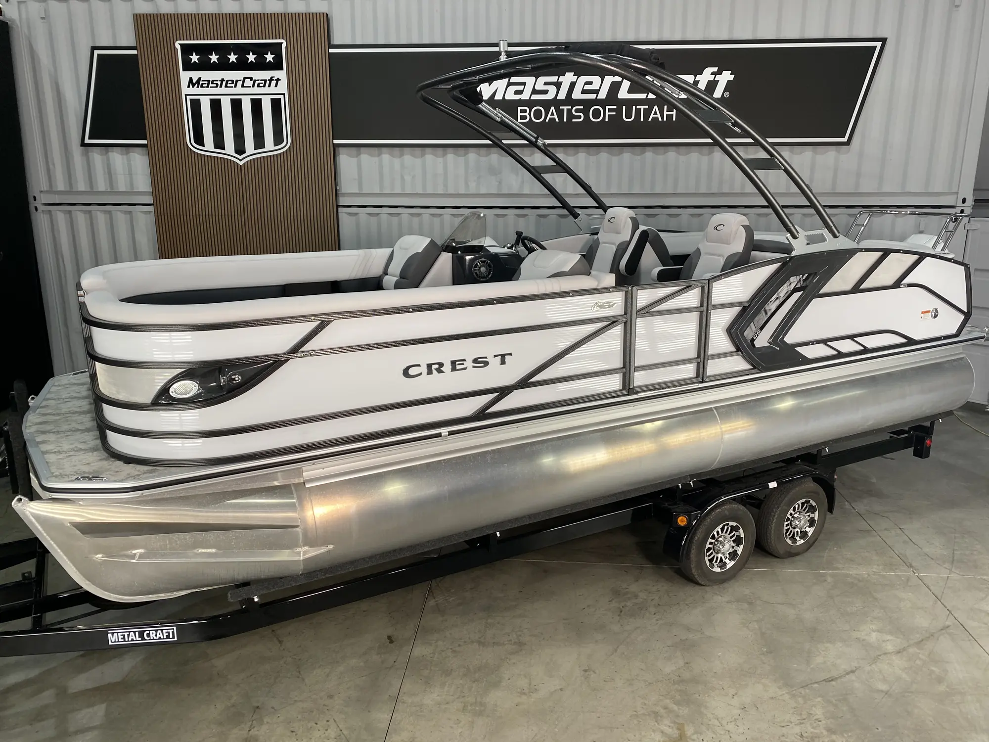 New 2023 Crest Pontoons Caribbean RS 250 SLC, South Jordan - Boats For Sale | BoatsForSale.com